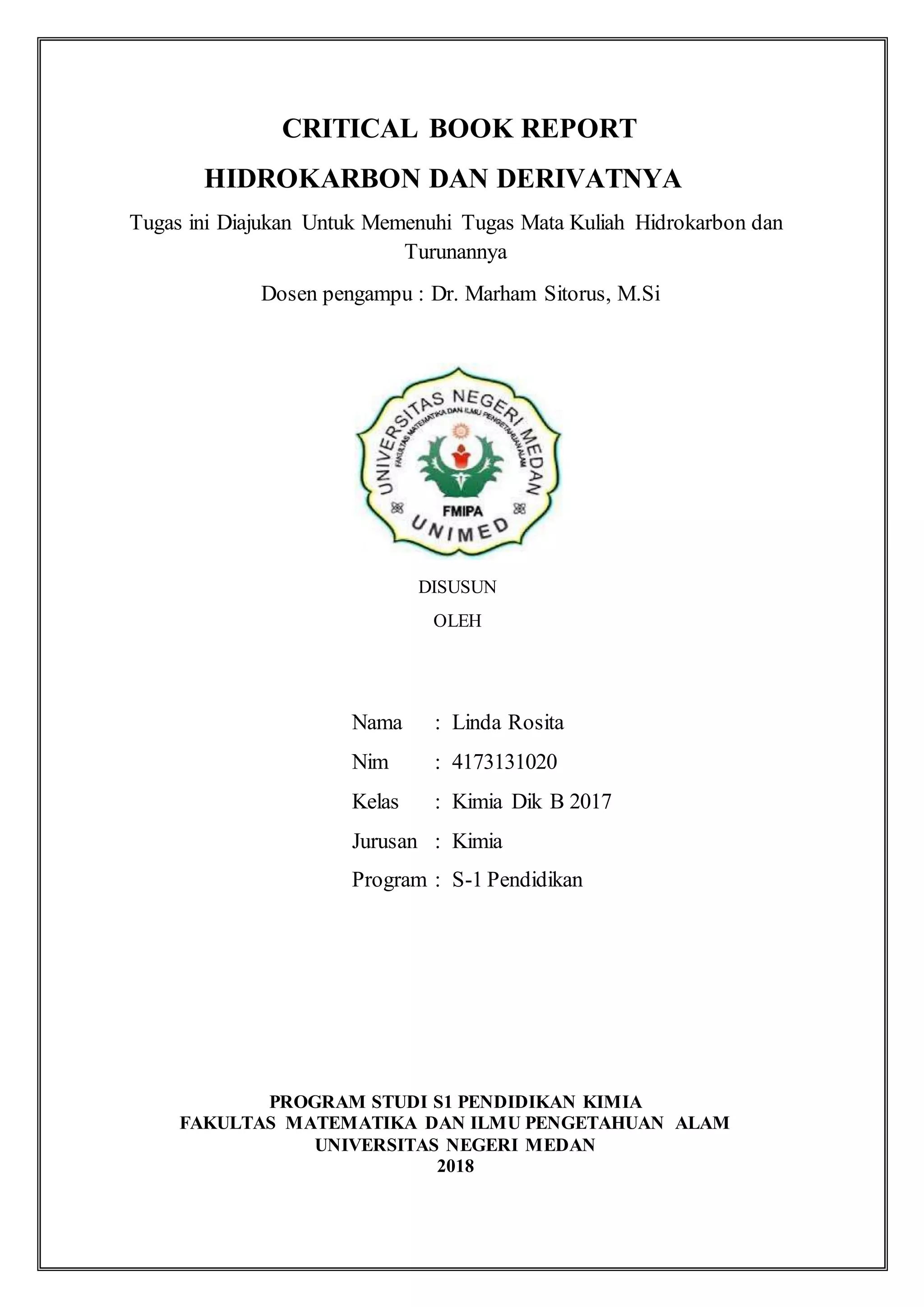 Hidrokarbon dan derivatnya | DOCX