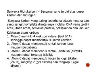 HIDROKARBON kimia farmasi untuk edukasii | PPT
