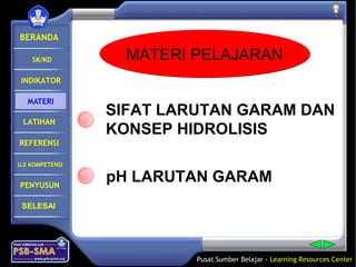 Hidrolisis garam | PPT
