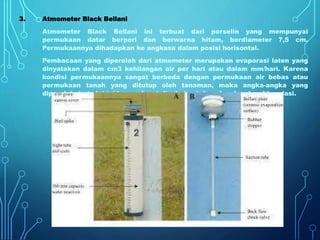 Evaporasi dan evapotransporasi Hidrologi Teknik | PPTX