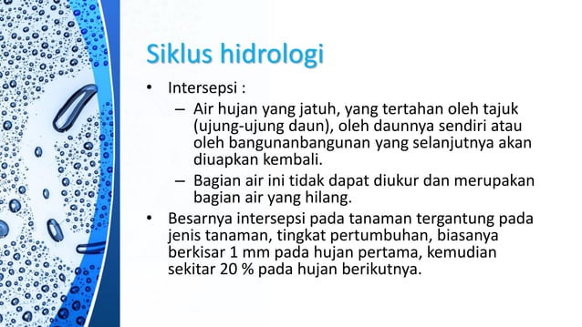 Siklus Hidrologi Siklus Hidrologi Siklus Hidrologi | PPT