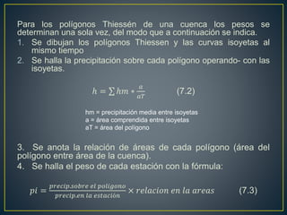Hidrologia metodo de thiensen mejorado | PPTX