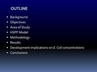 Hidrologic and water quality modeling of sims bayou watershed using ...