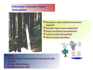 Hidrologi Hutan Bab3 Infiltrasi dan Intersepsi.ppt