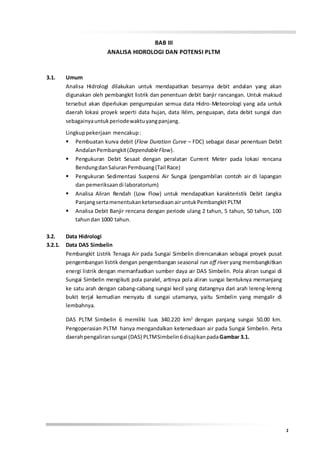 Hidrologi & potensi pltm | PDF