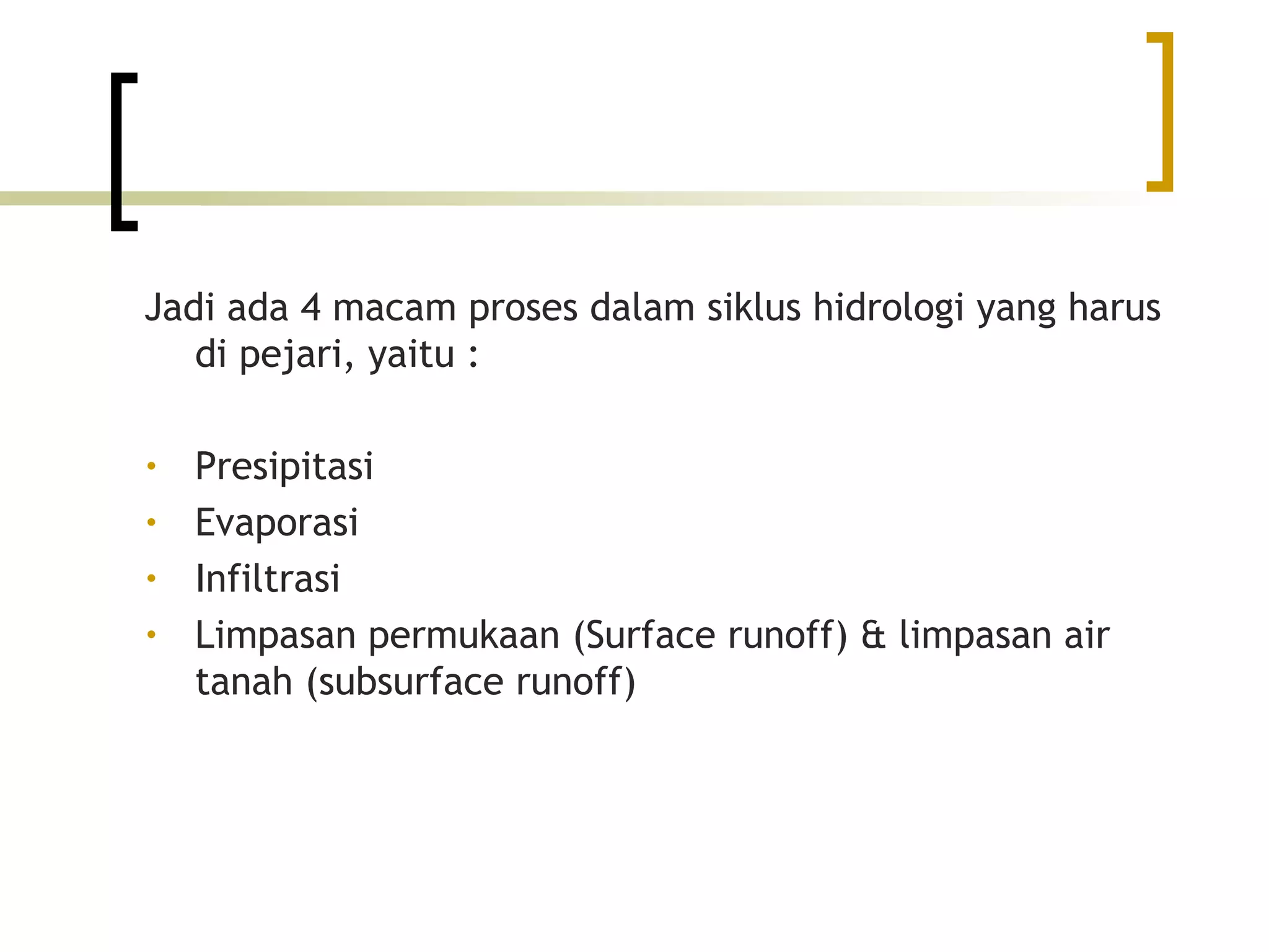 Hidrologi teknik | PPT