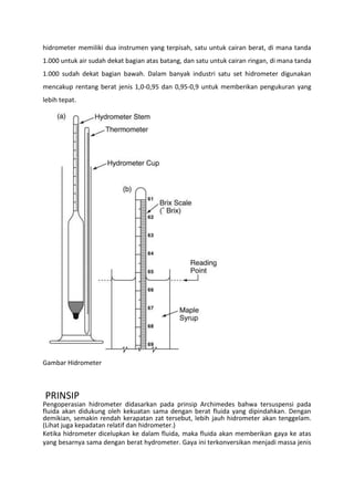 Hidrometer | PDF