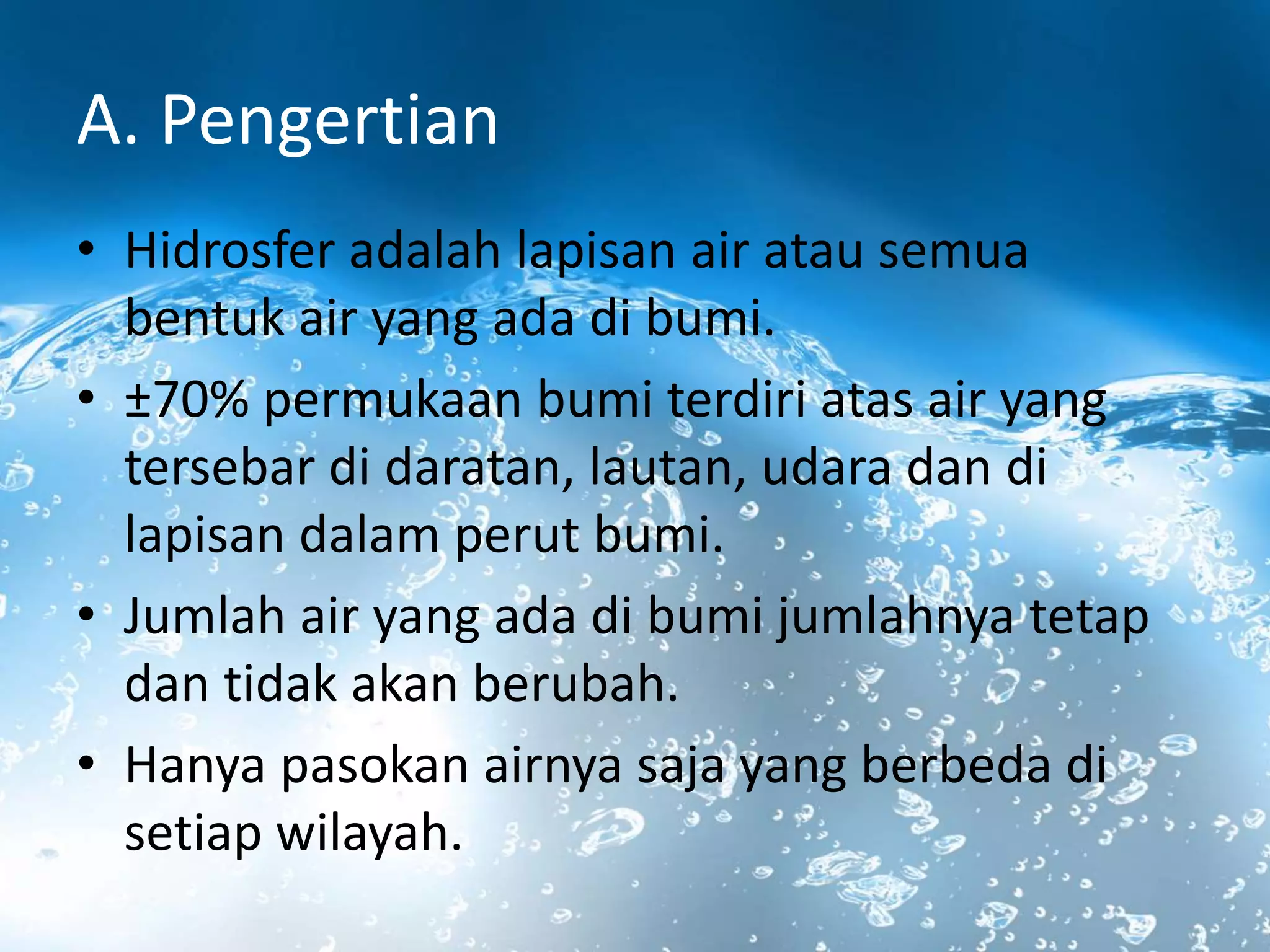 Hidrosfer | PPTX