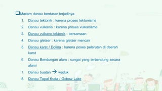 Hidrosfer - Sungai dan Danau | PPTX