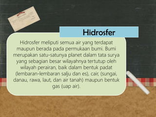 Hidrosfer 2 | PPTX