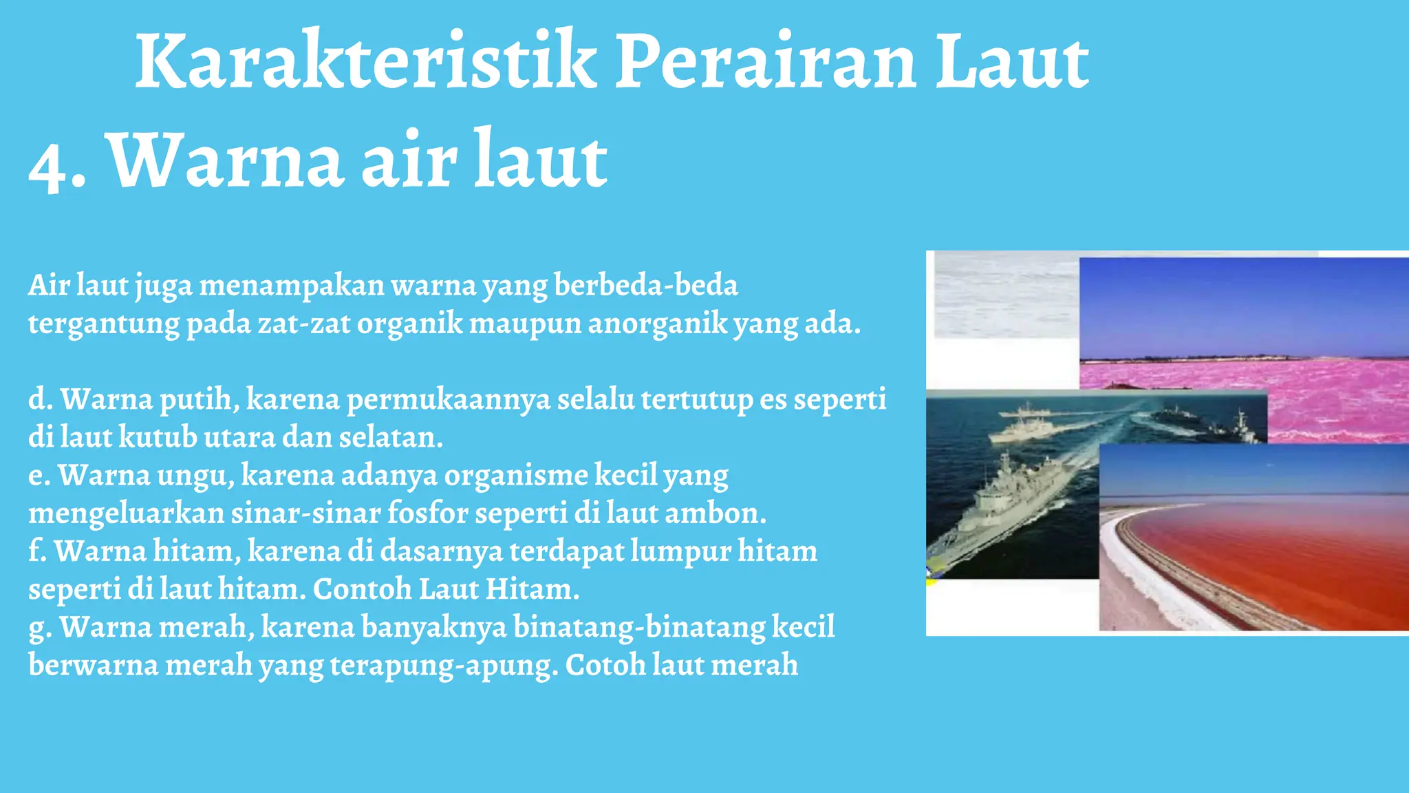 Hidrosfer tentang siklus air hujan dan karakteristik perairan laut | PPT