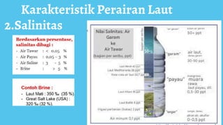 Hidrosfer tentang siklus air hujan dan karakteristik perairan laut | PPT