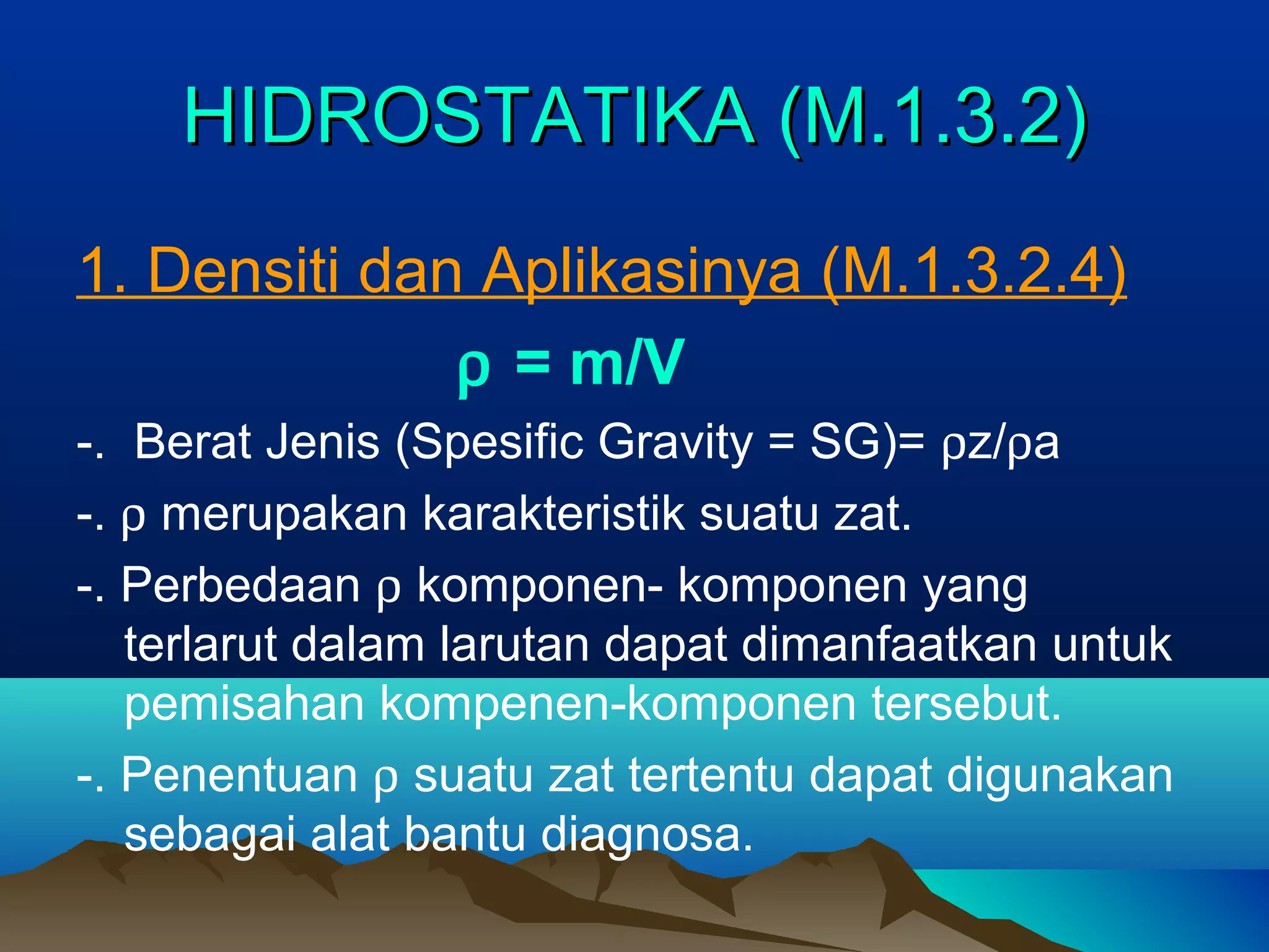 Hidrostatika | PPT