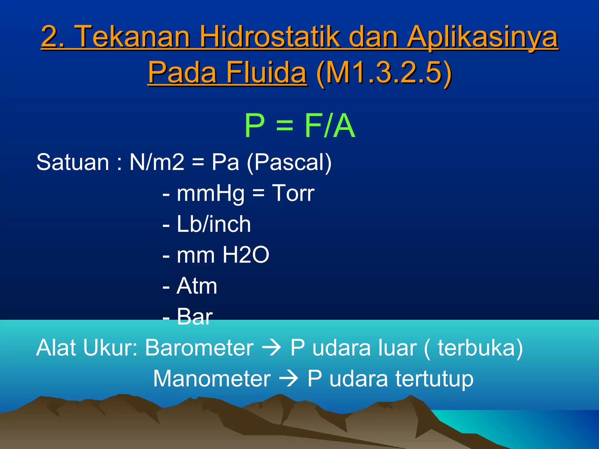 Hidrostatika | PPT