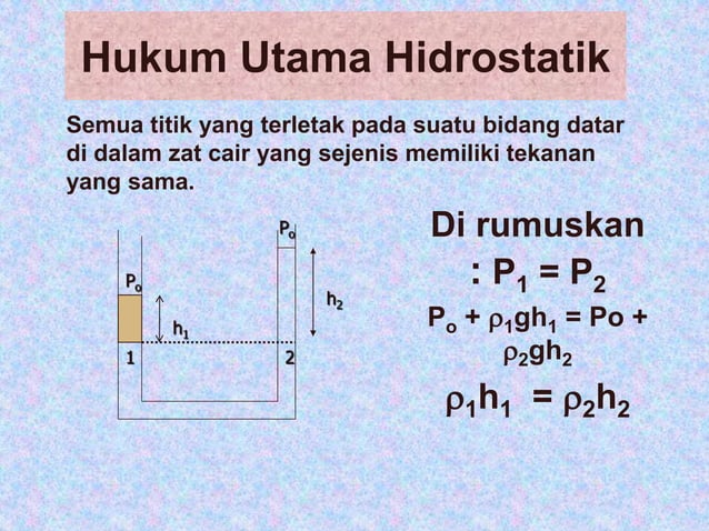 Hidrostatika | PPTX