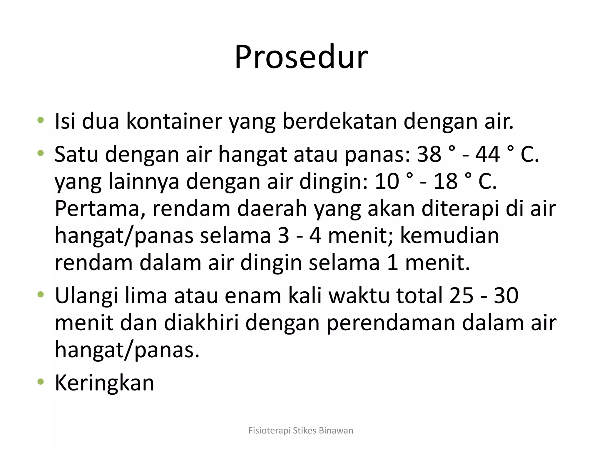 Hidrotherapi Pool Therapy | PPT