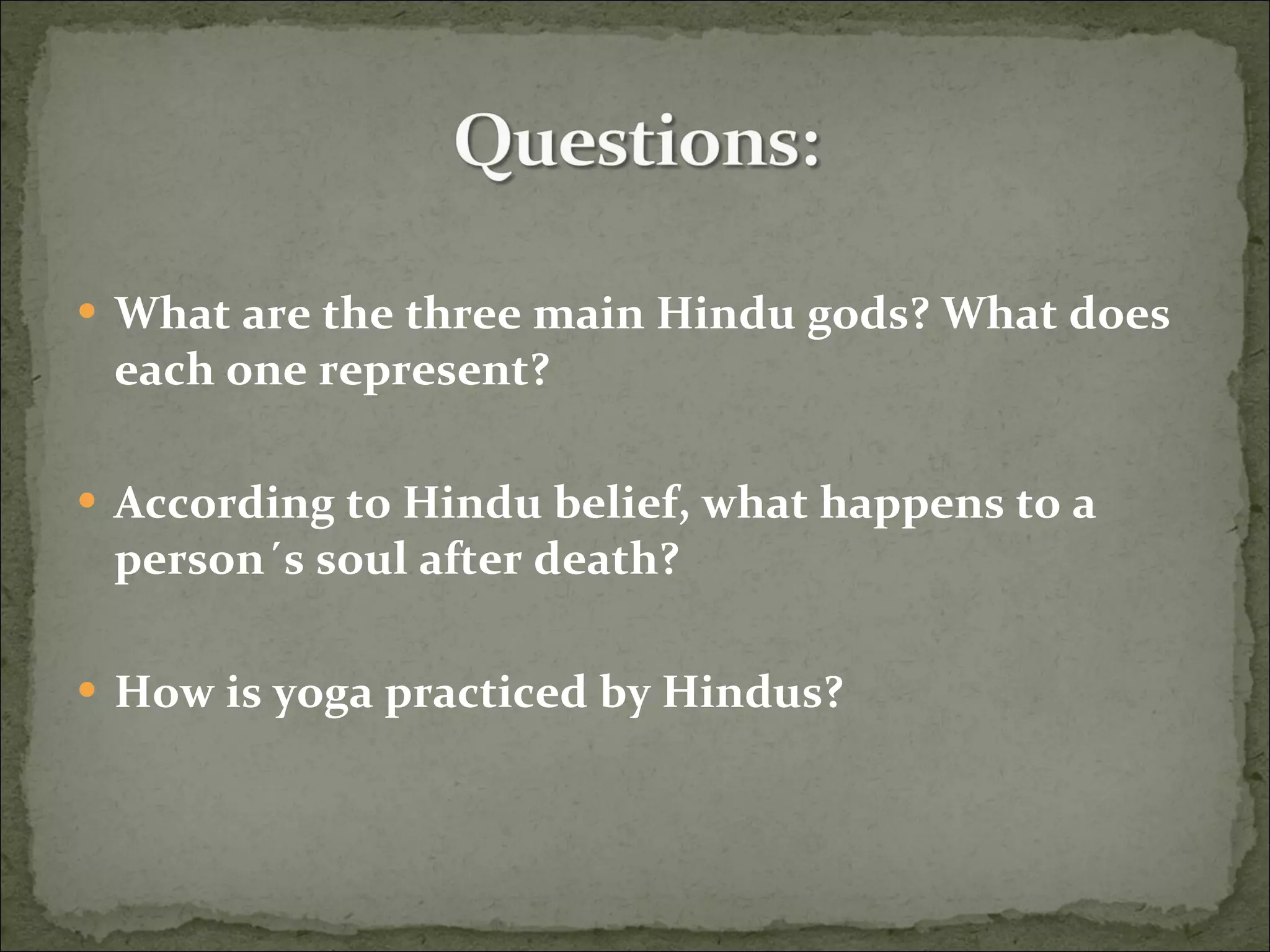 Hiduism in Ancient India | PPT