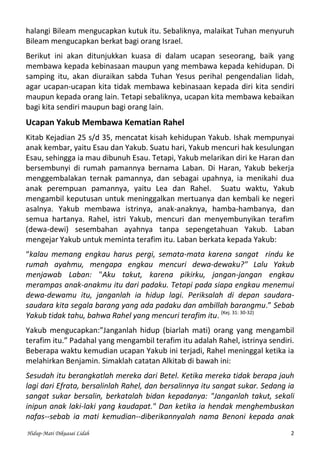 Hidup mati dikuasai lidah rev. 5 agst 2020 | PDF