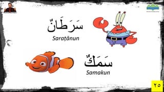 Hidupan Laut (حيوانات البحرية) - Marine Creatures (Bahasa Arab) | PPT