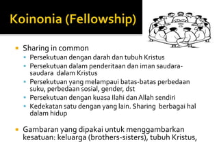 Hidup dalam persekutuan | PPTX