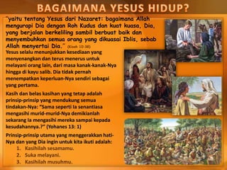 Hidup dalam yesus | PPTX