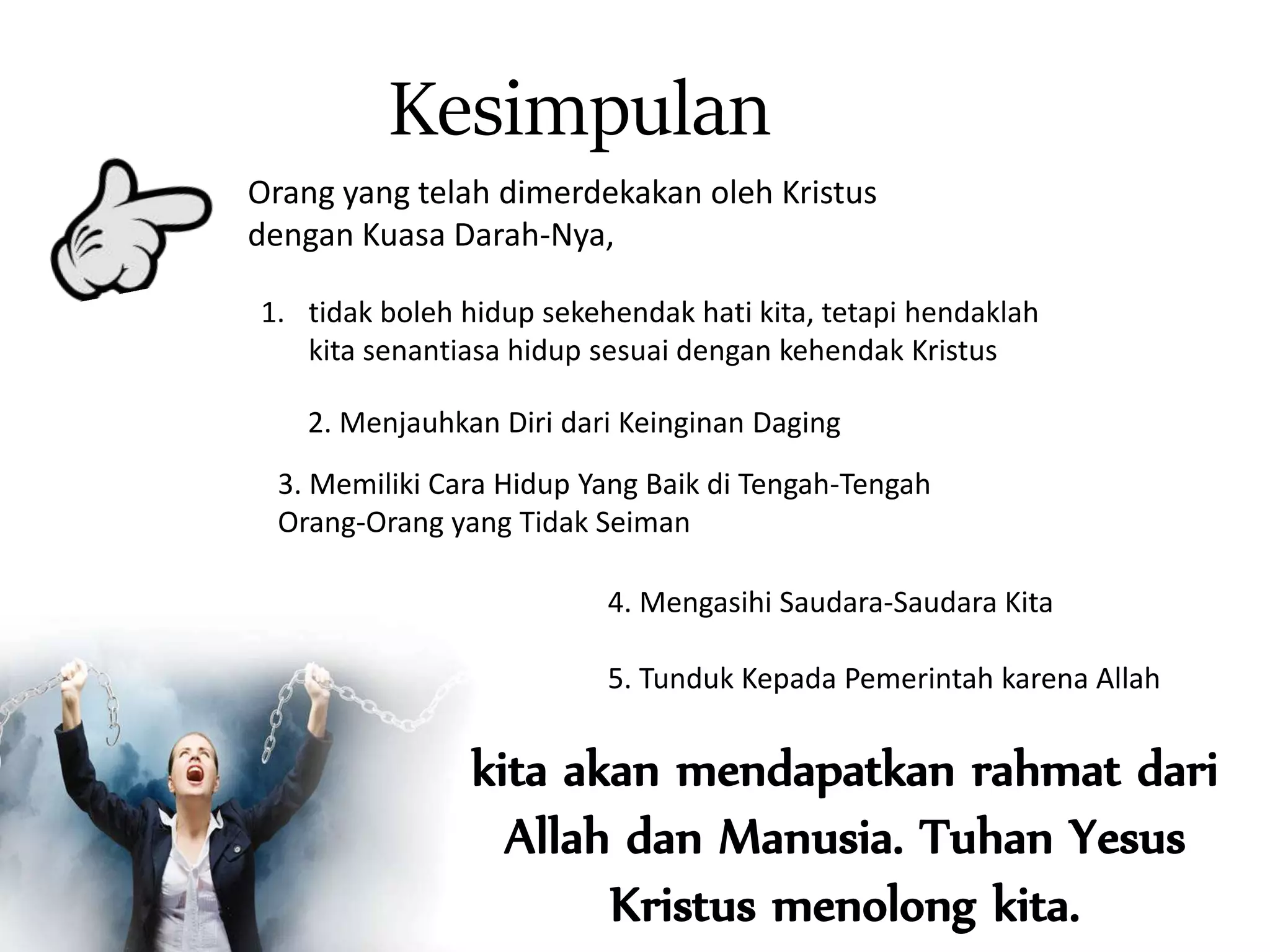 Hidup sebagi orang merdeka | PPTX