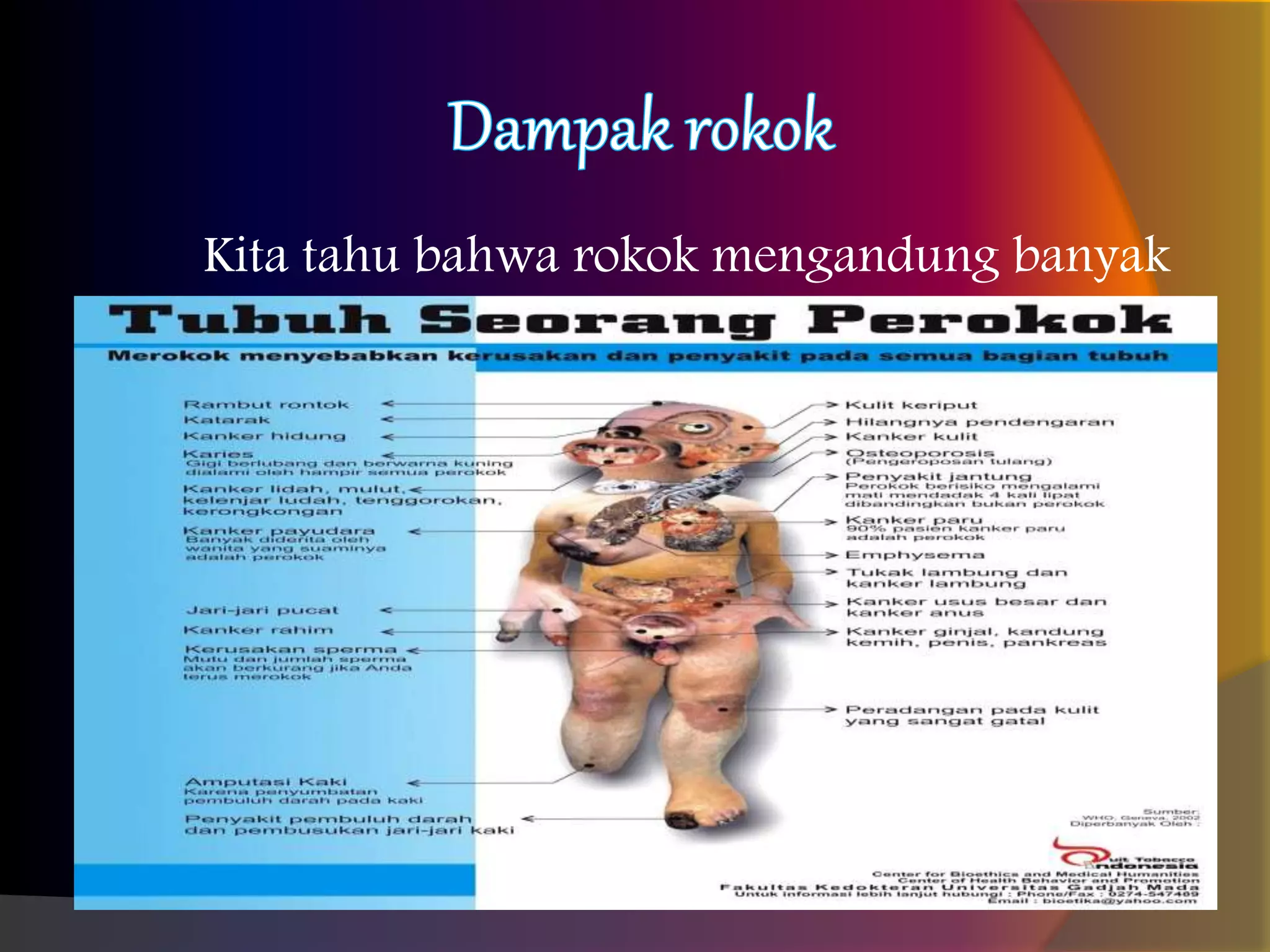 Hidup sehat tanpa rokok | PPTX