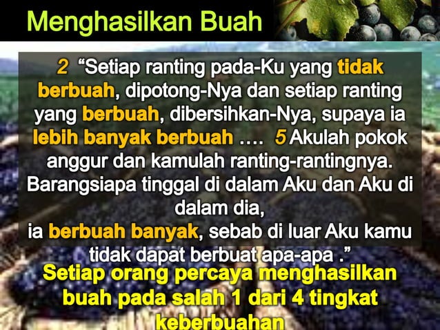 Hidup yang Berbuah | PPTX