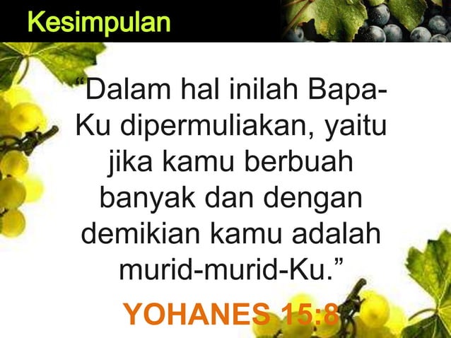 Hidup yang Berbuah | PPTX