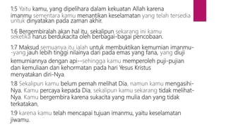 Hidup yang dipelihara allah [ok] | PPTX