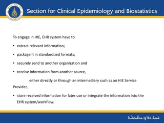 Health Information Exchange ( usage and benefits ) | PPTX
