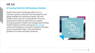 HIE 3.0: A Turning Point for HIE Business Models | PPTX | Healthcare ...