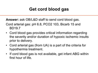 Hie and hypothermia | PPT
