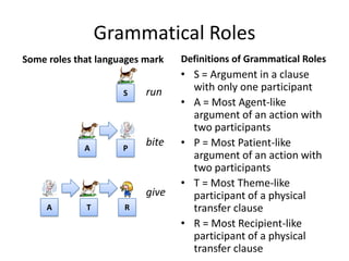 Hieber - An Introduction to Typology, Part III: Grammatical Relations ...