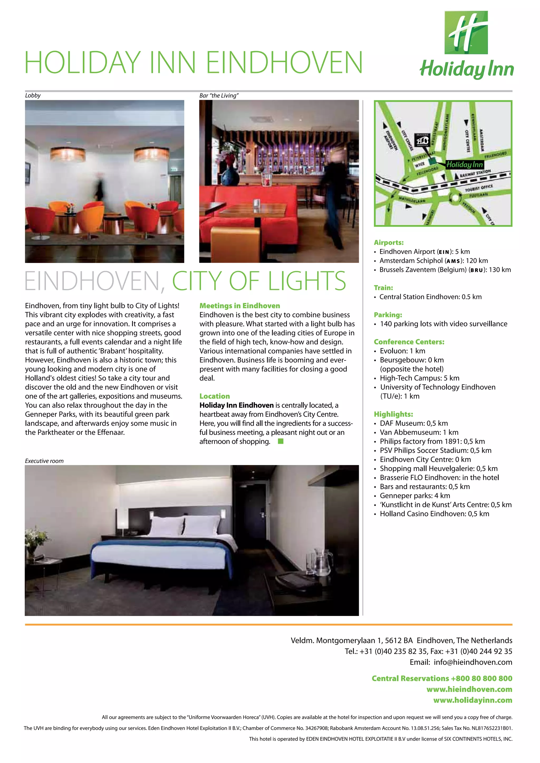Factsheet Holiday Inn Eindhoven (english) | PDF