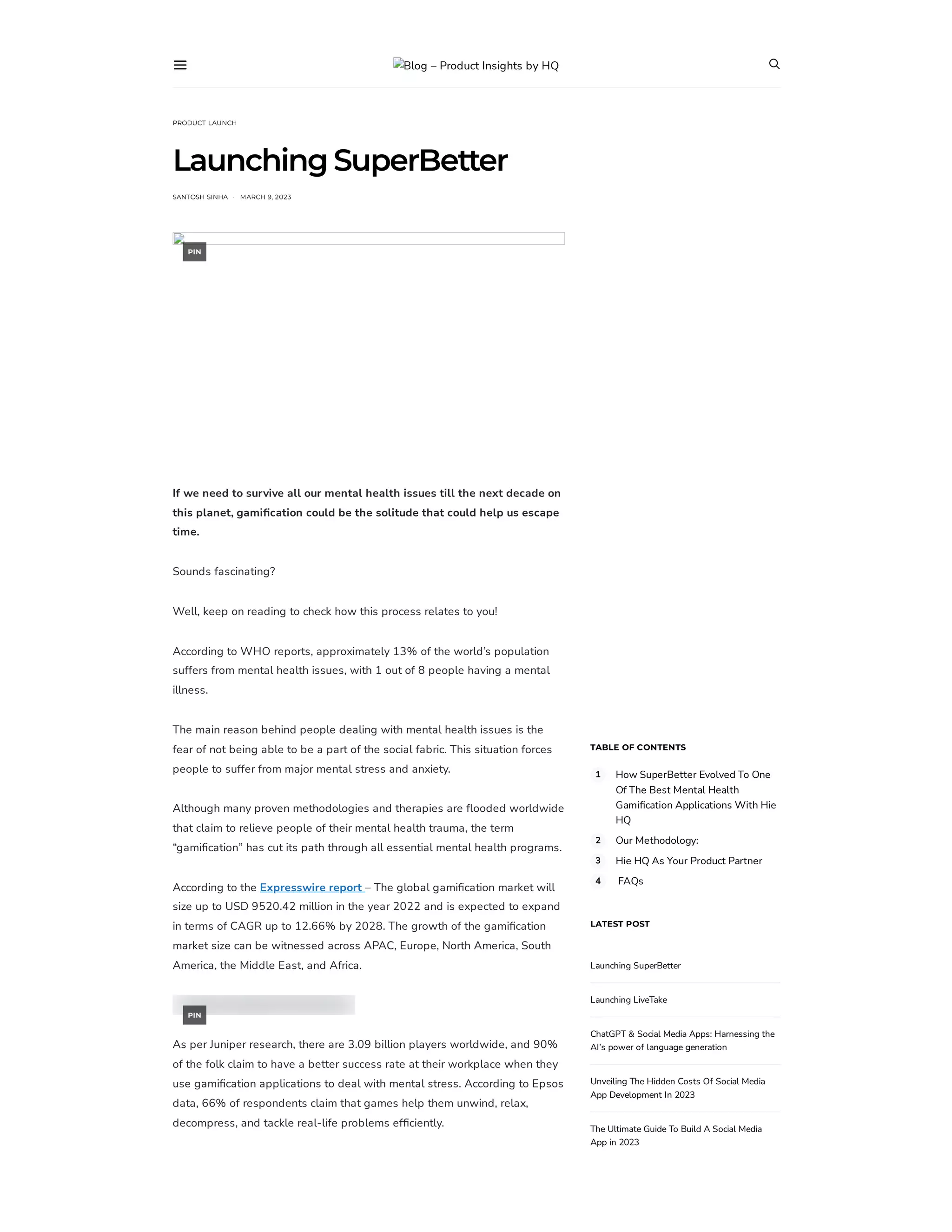 Launching SuperBetter | PDF