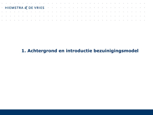 Vernieuwend Bezuinigen: introductie bezuinigingsmodel | PDF