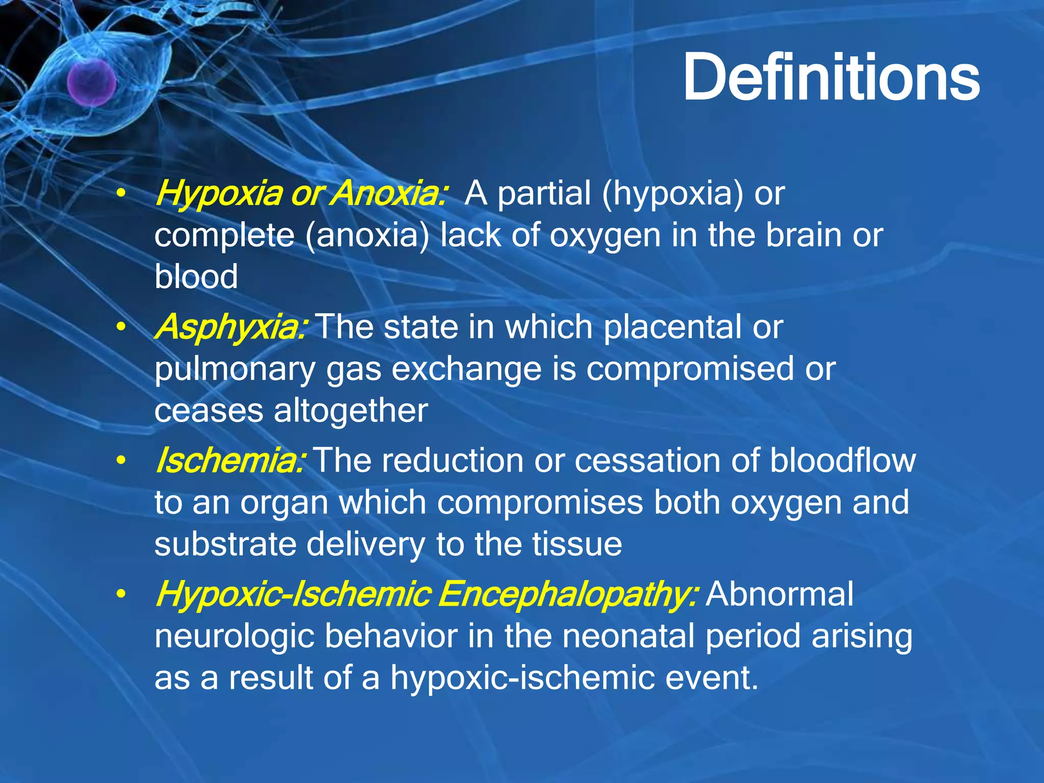 Hypoxic Ischemic Encephalopathy | PPTX