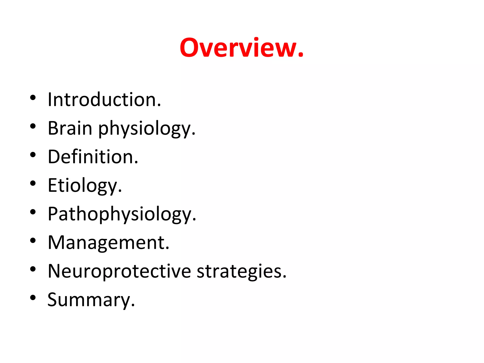 HIE-Pathophysiology & recent advances in management | PPT