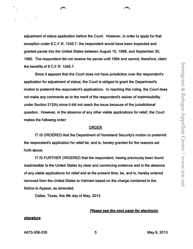 BIA reversal 3 Judge James A nugent | PDF