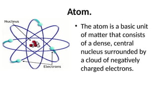 Presentation- Hierarchy of Life - Atom - Biosphere | PPTX