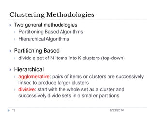 Hierarchical clustering | PPTX