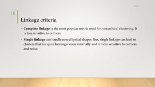 Hierarchical clustering | PPTX