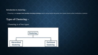 Hierarchical clustering_12.pptxffefeeefe | PPT