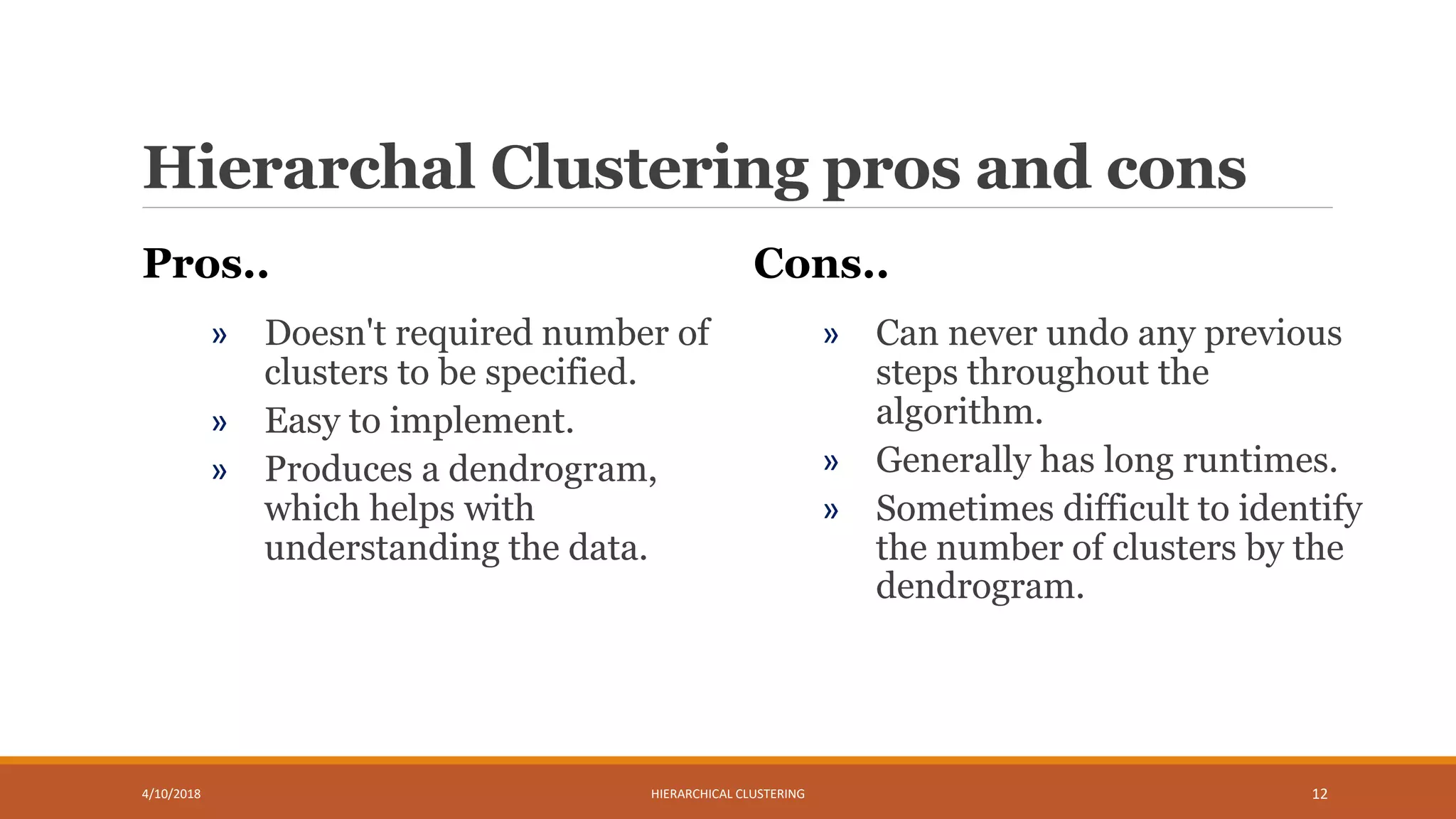 Hierarchical clustering | PDF
