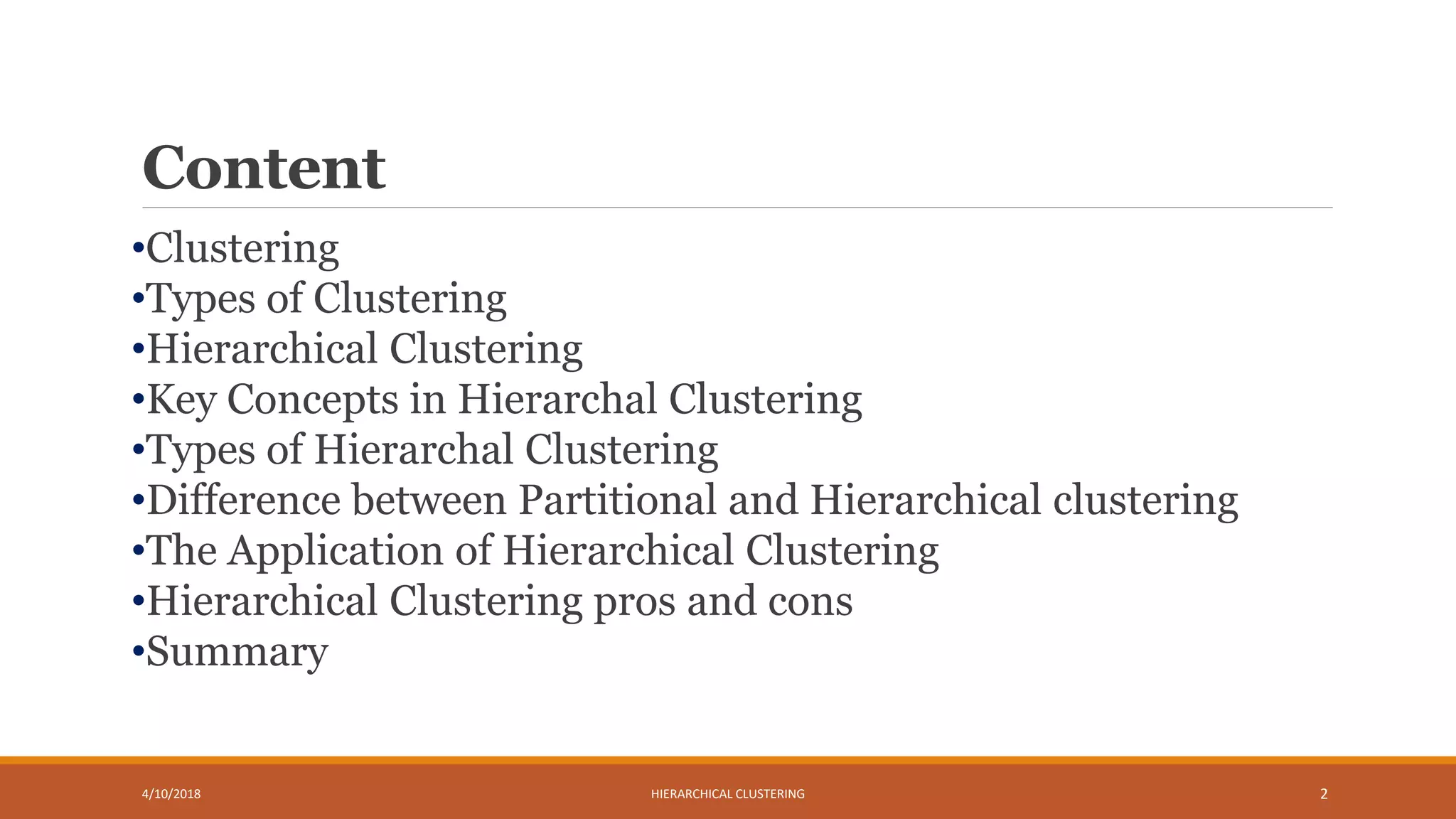 Hierarchical clustering | PDF | Computing | Technology & Computing