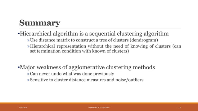 Hierarchical clustering | PDF | Computing | Technology & Computing