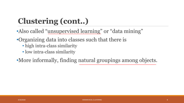 Hierarchical clustering | PDF | Computing | Technology & Computing