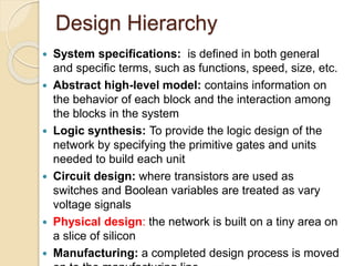 Hierarchical design and design abstraction | PPT