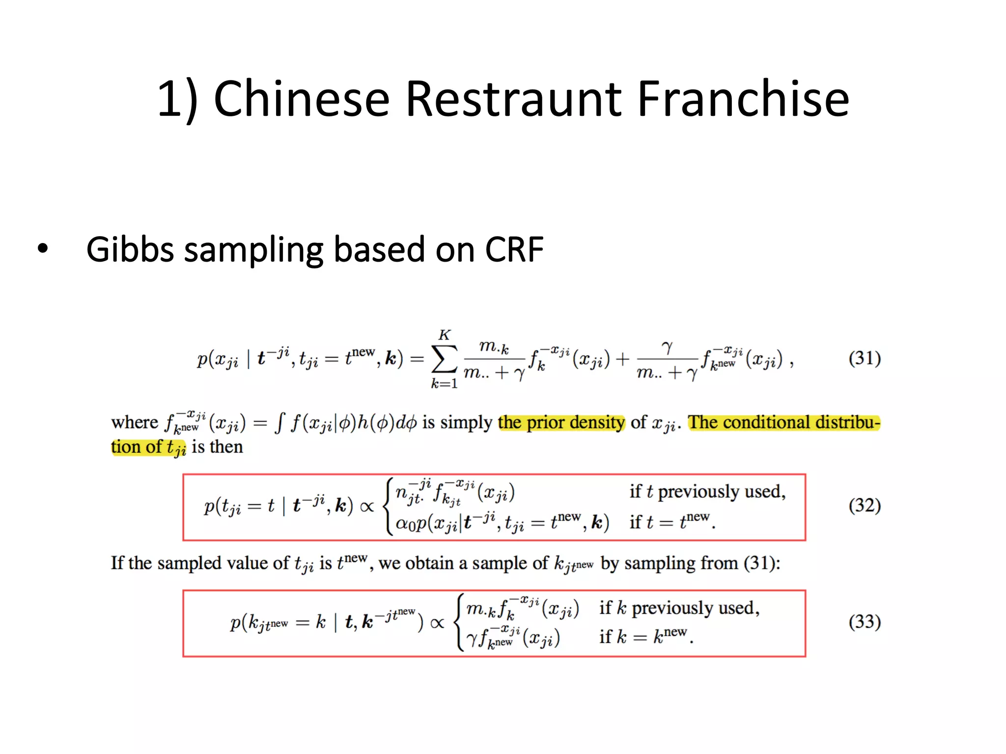 Hierarchical Dirichlet Process | PDF